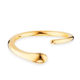 CAI CA&Iuml; Damen Fingerring "925/- Sterling Silber vergoldet geschwungen", 050 (15,9), Silber 925 (Sterlingsilber), gold, Silber 925 (Sterlingsilber),
