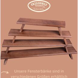 Weigla Schwibbogen-Fensterbank &raquo;Weihnachtsdeko, Made in Germany&laquo; 1 Stk. aus Buchenholz, Tiefe ca. 7,5 cm braun Holzwerkstoff B/H/T: 80cm x 11cm x 7,5cm