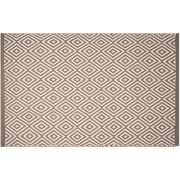 Pad Fu&szlig;matte &raquo;ANGIE, Schmutzfangmatte&laquo; rechteckig 8 mm H&ouml;he Rauten Muster, In- und Outdoor geeignet, auch als L&auml;ufer erh&auml;ltlich Kunstfaser B : 60cm 1 