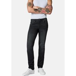 PEAK TIME Herren Slim-fit-Jeans "Mailand", grau, Basic, Gr. 32, Denim/Jeans, Material: 87% Baumwolle, 11% Polyester, 2% Elasthan, Jeans, Herren Jeans