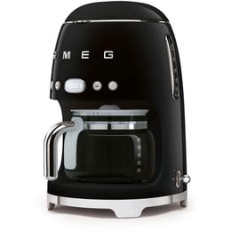 Smeg Filterkaffeemaschine "DCF02BLEU", 1,4 l, 10, schwarz, Kaffeemaschinen