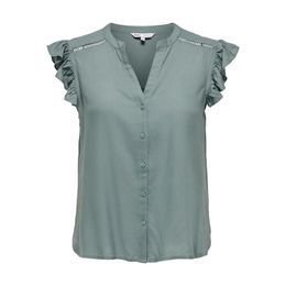 Only Damen Only Kurzarmbluse &raquo;ONLROSELLA LIFE CAPSLEEVE SHIRT WVN NOOS&laquo; Viskose, regular fit gr&uuml;n S