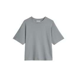 Marc O'Polo MARC O'POLO Damen T-Shirt "T-Shirt T-Shirt relaxed 1er Pack", grau, Gr. XS, Obermaterial: 48% Baumwolle CO. 48% Modal CMD. 4% Elasthan EL., Shirts