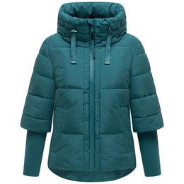 Navahoo Damen Steppjacke "Lotusherz XIV", gr&uuml;n, Gr. M, Obermaterial: 100% Polyester. Innenfutter: 100% Polyester. Wattierung: 100% Polyester.