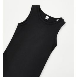 IDO M&auml;dchen Sommerkleid "GIRL SUMMER DRESS", schwarz, Gr. 176, 95% Baumwolle, 5% Elasthan, Kleider