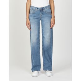 Gang Damen Straight-Jeans "94RIVER", blau, Gr. 30, Denim/Jeans, Obermaterial: 98% Baumwolle, 2% Elasthan, Jeans, mit zus&auml;tzlicher kleiner Ges&auml;&szlig;tasche
