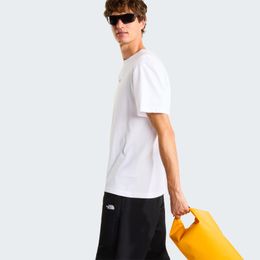 The North Face Herren T-Shirt "M ESSENTIAL CENTER LOGO RELAXED SHORT SLEEVE TEE"tnf wei&szlig;, Gr. XXL, Obermaterial: 100% Baumwolle, Shirts, lockere