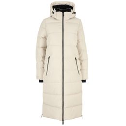 NEW VIEW Damen Steppmantel "Julia", beige, Gr. M, uni, Obermaterial: 100% Polyester PES., M&auml;ntel, mit weitenregulierbarer Kapuze