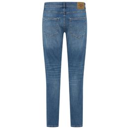 Replay Herren Straight-Jeans "WILLBI"medium blau 642, Basic, Gr. 30, Denim/Jeans, Obermaterial: 98% Baumwolle, 2% Elasthan, Jeans, im Regular Fit