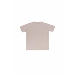DROPSIZE Herren T-Shirt "Dropsize Regular Fit T-Shirt", beige, Gr. XL, unifarben, 100% Baumwolle, Shirts