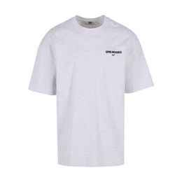 DEF T-Shirt 'Tictactoe' Herren Gr&ouml;&szlig;e S hellgrau / schwarz