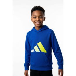 M&auml;dchen Kapuzensweatshirt "J BL FT HD 280", blau, Gr. 128, adidas Sportswear, Obermaterial: 55% Baumwolle, 36% Polyester, 9% Viskose, Sweatshirts