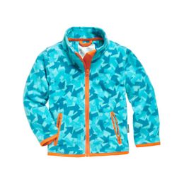 Playshoes Fleece-Jacke Pfeile Camouflage in Petrol | Gr.: 92