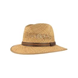BREITER Strohhut in beige | Gr.: 59