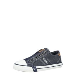 Mustang Slip On Damen Gr&ouml;&szlig;e 36 dunkelblau / karamell / wei&szlig; Sommerschuhe