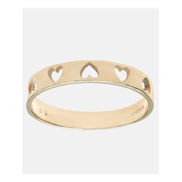 Diamant L'&eacute;ternel Ring aus 375 Gelbgold Herz-Design | Gr.: 53
