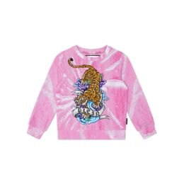 Philipp Plein Damen Sweatshirt "Tattoo Verziert", pink, Gr. 14, Obermaterial: 5% Elasthan, 95% Baumwolle, Sweatshirts