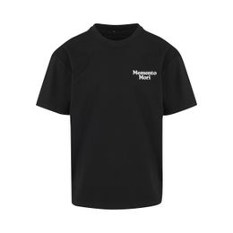 MisterTee Herren T-Shirt "MisterTee Memento Mori Oversize Tee", schwarz, Gr. XXXL, bedruckt, 100% Baumwolle, Shirts