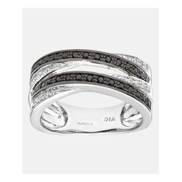 Diamant L'&eacute;ternel Ring aus 375 Wei&szlig;gold mit Diamant | Gr.: 58