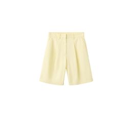 Mango Pleated Jeans 'MELA' female size 35/36 Pastel yellow