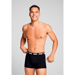 Puma Herren Boxershorts "Puma MEN EVERYDAY BOXERS 3P", Gr. XL, schwarz, Obermaterial: 95% Baumwolle, 5% Elasthan, Unterhosen, mit Komfortbund
