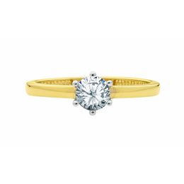 Adelia&acute;s ADELIA ́S Damen Solit&auml;rring "Solit&auml;rring 333 Gold ( 8K ) mit Zirkonia", 58, Gold, gold, Gold, Fingerringe, Goldring Diamant