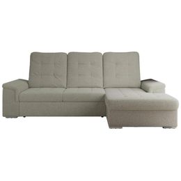 Ecksofa mit Schlaffunktion Madrito grau Ma&szlig;e (cm): B: 256 H: 89 Sofas > Sofas nach Material > Stoffsofas &raquo; Sofa DE