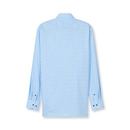 OLYMP Herren Businesshemd "OLYMP Luxor, Modern Fit, New Kent mit extra langem Arm"bleu, Gr. 37, 100% Baumwolle, Hemden