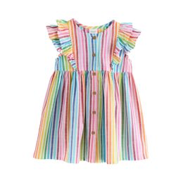 next Kleid M&auml;dchen Gr&ouml;&szlig;e 86 hellblau / orange / rosa / wei&szlig;