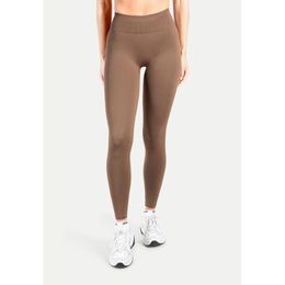 Smilodox Leggings Cetrina Scrunch in Braun | Gr.: L