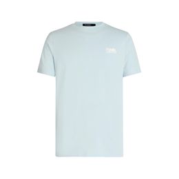 K by KARL LAGERFELD Karl Lagerfeld T-Shirt Herren Gr&ouml;&szlig;e S hellblau / wei&szlig;