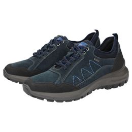 Sioux Herren Schn&uuml;rschuh "Outsider-704-TEX", Gr. 41, blau, Obermaterial: 50% Textilmaterial TEXMAT. 50% Kalbsveloursleder CAVL. 100% Polyurethan PU.,