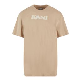 Karl Kani Herren T-Shirt "Karl Kani Herren KM242-027-4 Signature Retro Tee", beige, Gr. XS, 100% Baumwolle, Shirts
