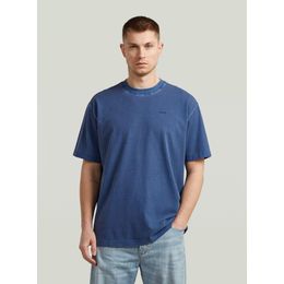G-Star Raw G-STAR Herren T-Shirt "Relaxed Base T-Shirt", blau, Gr. XXS, Obermaterial: 70% Baumwolle, 30% Baumwolle, Shirts