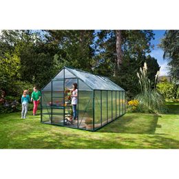 Vitavia Gew&auml;chshaus &raquo;Merkur 11500&laquo; gr&uuml;n B/H/T: 254cm x 441cm