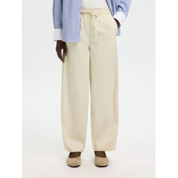 Selected Pants female size 34 Cream