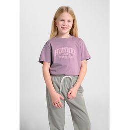 Hummel T-Shirt Hmljr Reg Kinder in Lila | Gr.: 158