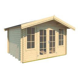Weka Gartenhaus - 381,5x358x245cm - naturfarben -