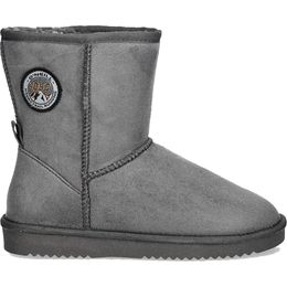 O`Neill O'NEILL Damen Schlupfboots "BESIANA WOMEN HIGH", Gr. 38, grau, Synthetik, Schuhe, gef&uuml;tterte Winterschuhe, Winterboots, Snowboots, Schlupfstiefel