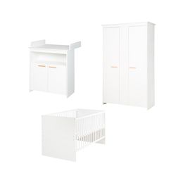 Roba &raquo;Anton&laquo; Kinderzimmerset Bett - 78,5x142x80cm - wei&szlig; -
