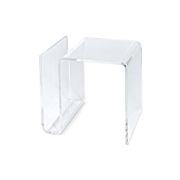 Tchibo - Beistelltisch mit Magazinhalter - 36x30x32,5cm - transparent -
