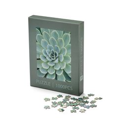 Tchibo - Puzzle &raquo;Sukkulente&laquo; - dunkelgr&uuml;n
