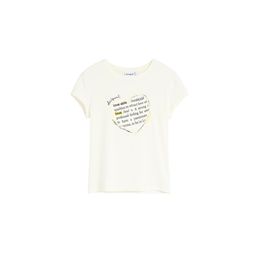 Desigual T-Shirt Damen Gr&ouml;&szlig;e XS creme / gelb / schwarz / wollwei&szlig;