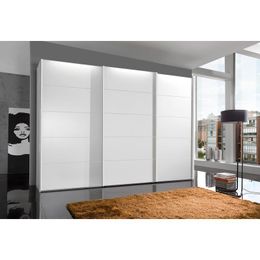 Wiemann Schwebet&uuml;renschrank &raquo;Westside&laquo; wei&szlig; B/H/T: 250cm x 236cm x 67cm, T&uuml;ren: 3 Stk. Dekorfront