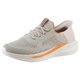 Skechers Herren Slip-On Sneaker &raquo;SLADE-QUINTO&laquo; , Slipper, Freizeitschuh mit dezenten Kontrastbesatz orange 40