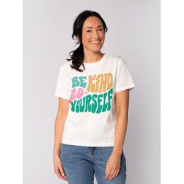 wat? Apparel T-Shirt Be kind to yourself in Off White | Gr.: 44