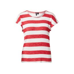 V&eacute;ro Moda VERO MODA Shirt female size M mottled red / White