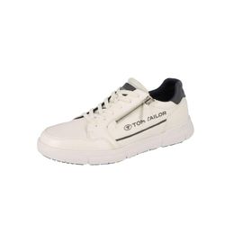 Tom Tailor Sneaker low in Wei&szlig; | Gr.: 43