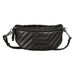 Tom Tailor Damen Tom Tailor Bauchtasche &raquo;Mirela&laquo; weich wattiert und elegant in trendigen Formaten schwarz B/H/T: 26cm x 15cm x 8cm