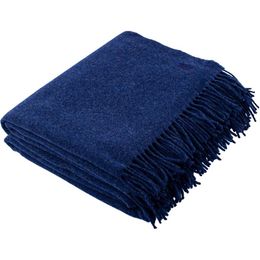 ZOEPPRITZ1828 Wohndecke &raquo;Since 1828 Lambswool&laquo; klassisch unifarbenes Plaid aus Schurwolle Wolle B/L: 140cm x 190cm
